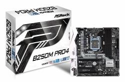 Asrock B250m Pro4 For Intel B250 Lga 1151 Socket Sata 6gb/s